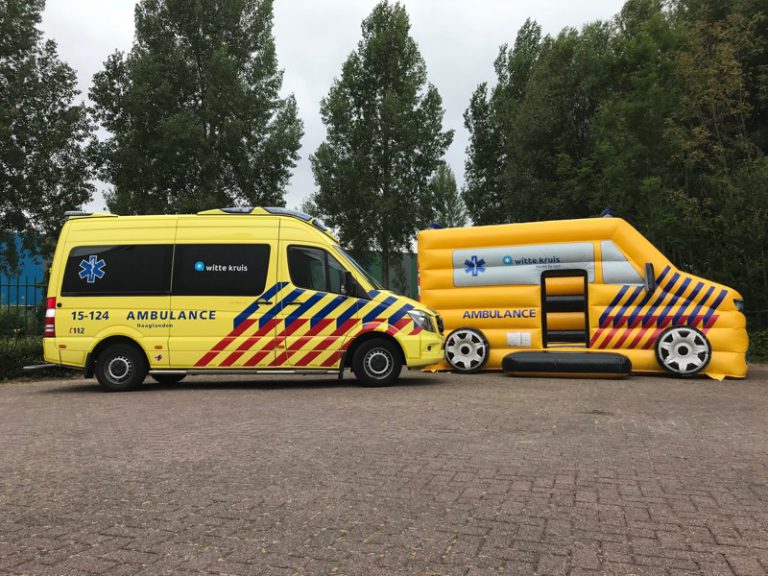 Custom bouncer Ambulance - Jump Factory | Quality Inflatables