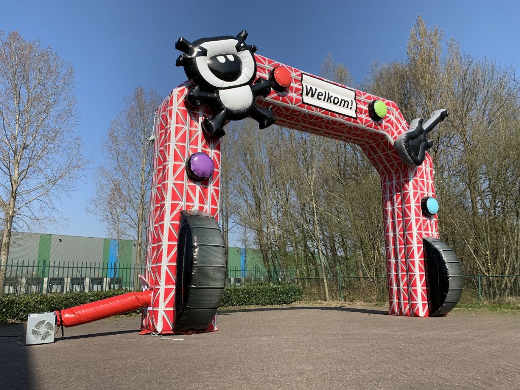 Custom inflatable gate truss - Jump Factory