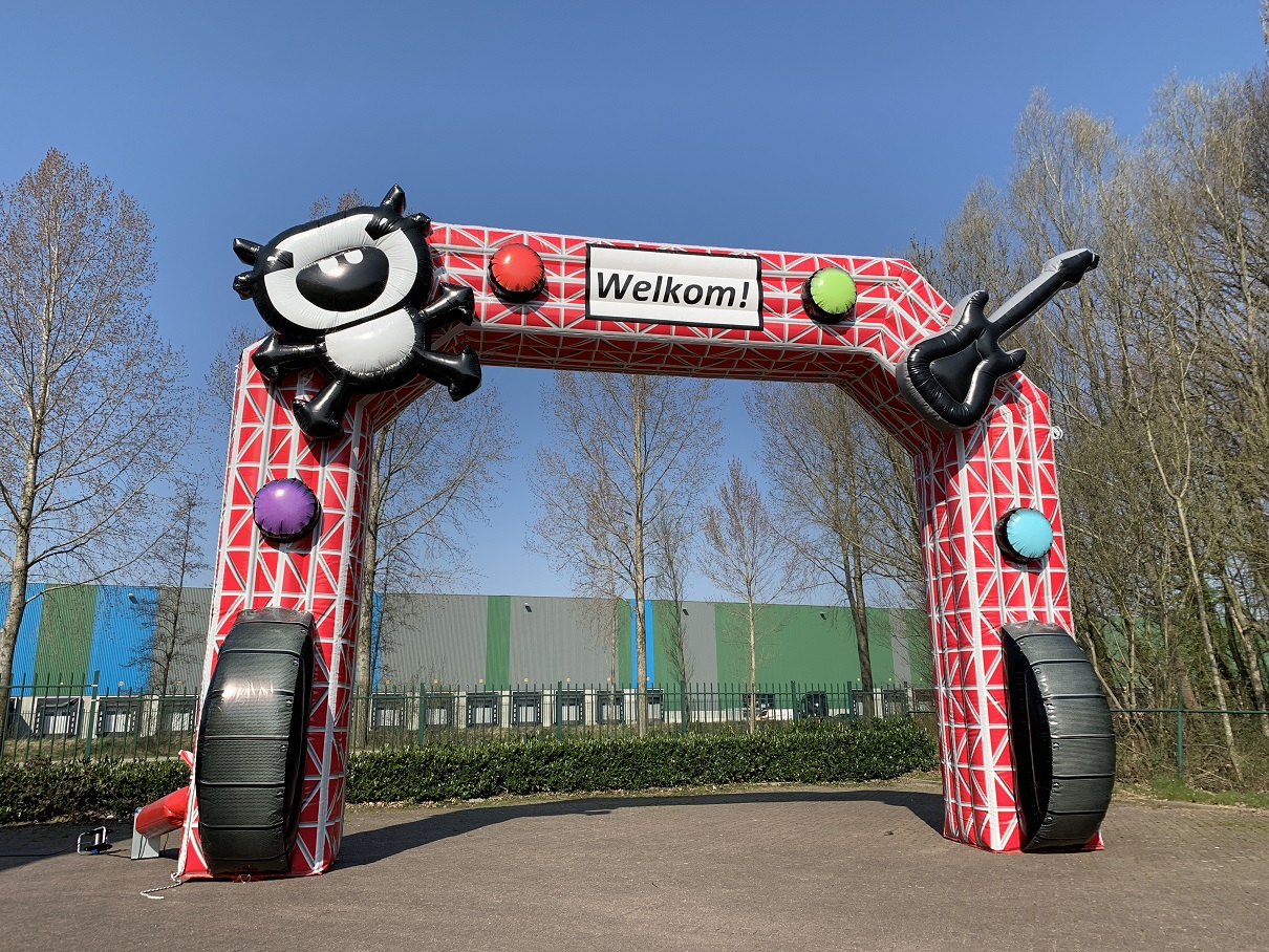 Custom inflatable gate truss - Jump Factory